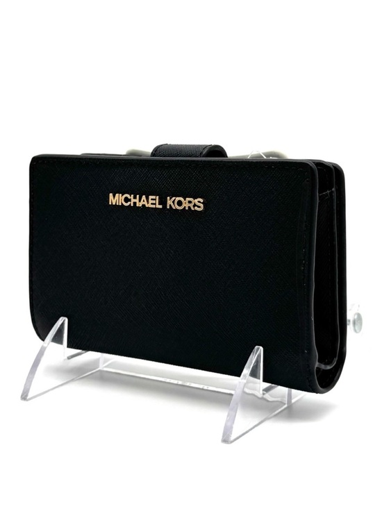 Michael Kors | Bags | Michael Kors Medium Bifold Zip Chain Wallet ...